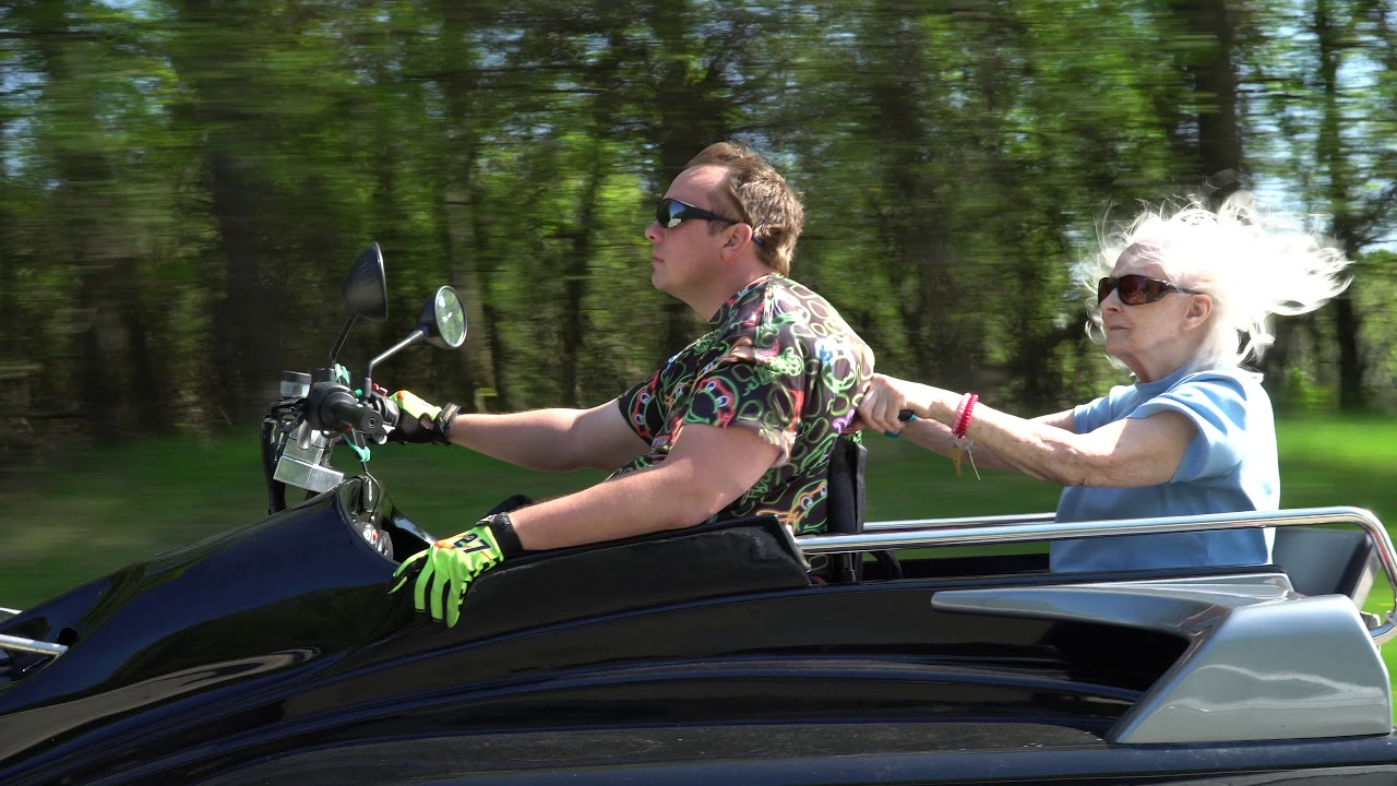 Paraplegic and his Grandma Riding a Motorcycle - YouTube