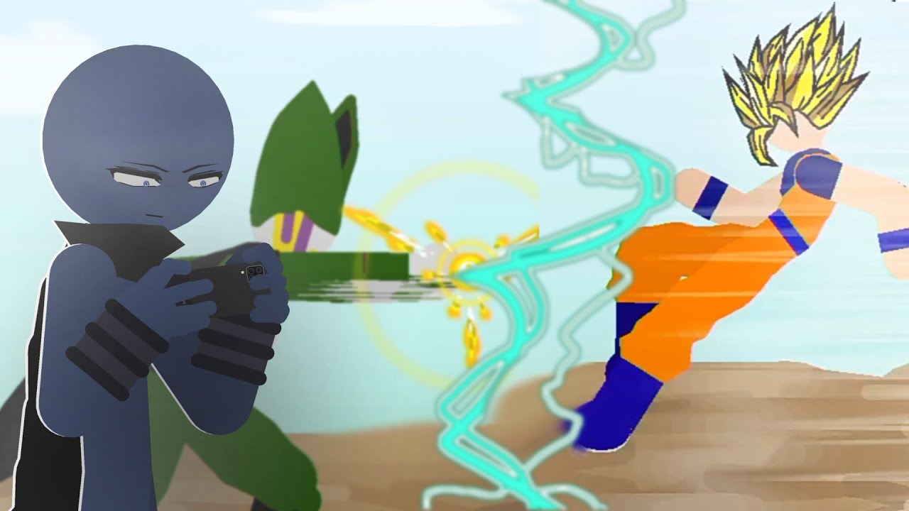 Stick Nodes Speed Animating (Goku ssj2 VS Cell) - YouTube