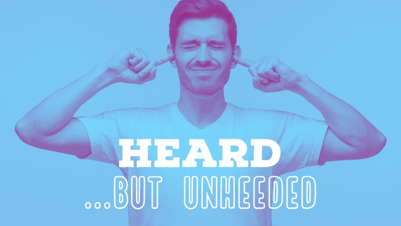 Heard But Unheeded 04.16.2023 AM - YouTube