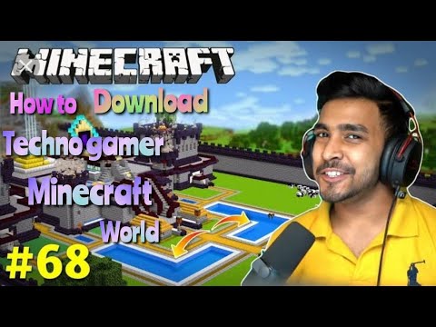 How to download techno gamer Minecraft world - YouTube