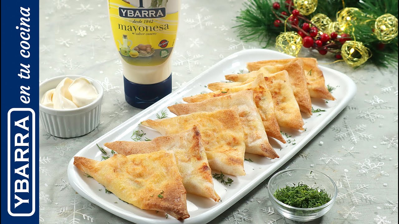 ¡SAMOSAS de SALMÓN un INCREÍBLE aperitivo de Navidad! - YouTube