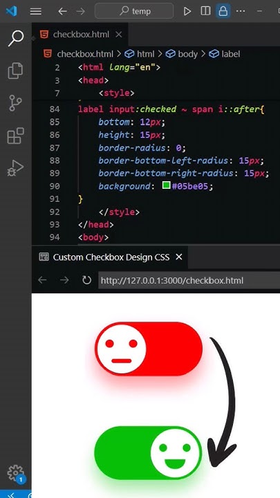 Custom Checkbox Design CSS - YouTube