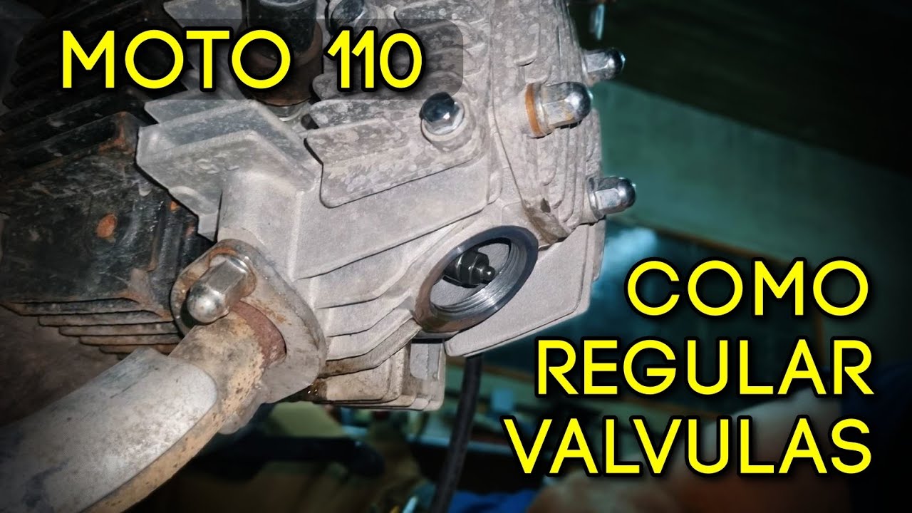 Cómo regular válvulas moto 110 Honda Corven Zanella Motomel y más ...