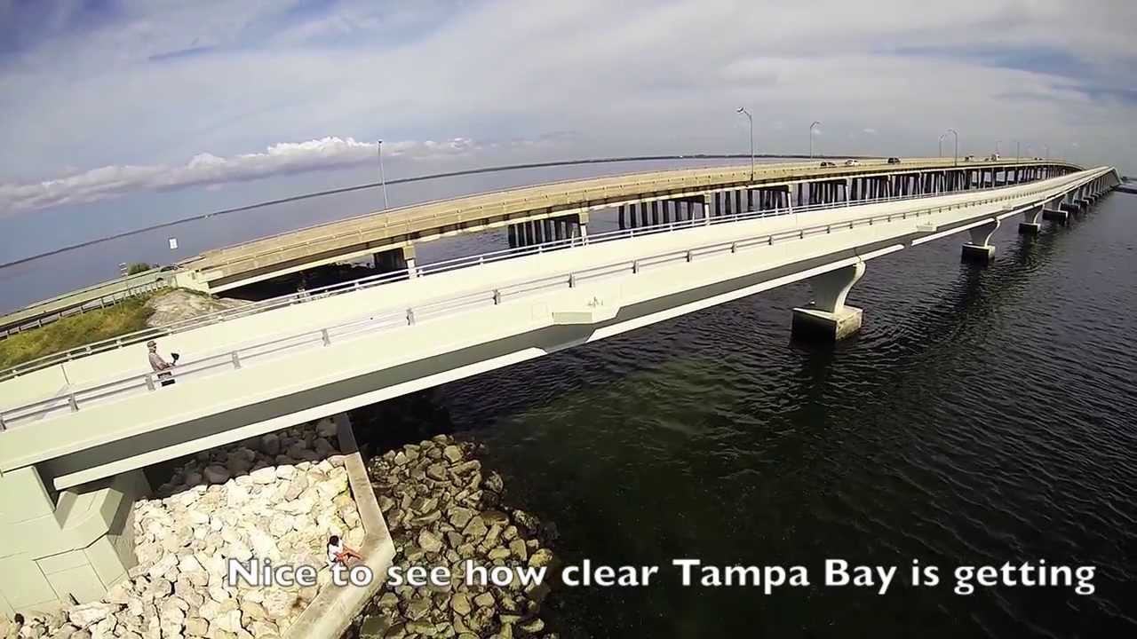 Courtney Campbell Causeway Bike Trail - YouTube
