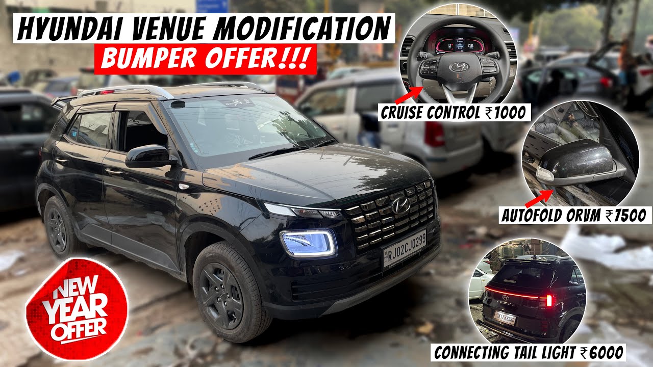 Hyundai Venue Genuine Accessories with Pricing | Venue E to SX ...