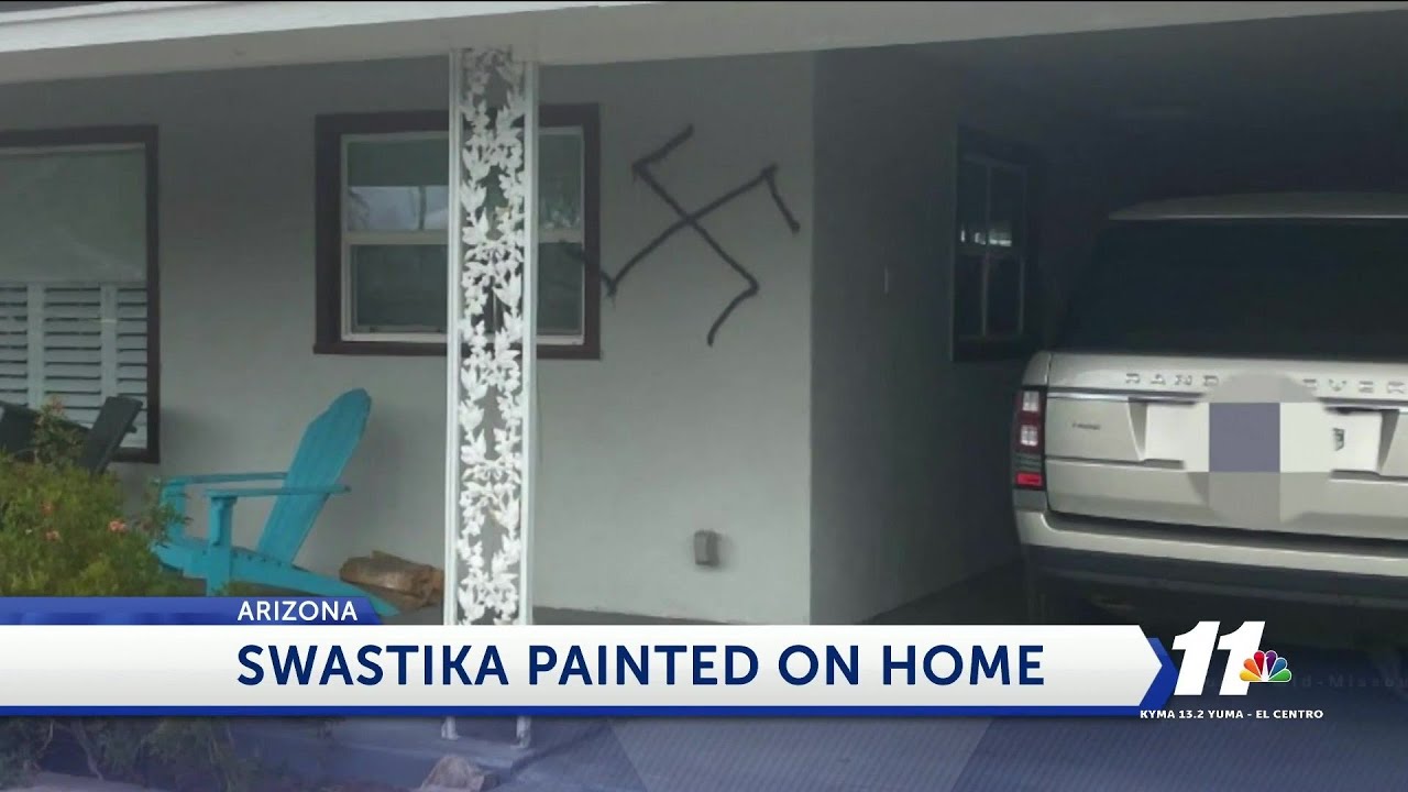 Swastika on Phoenix home - YouTube