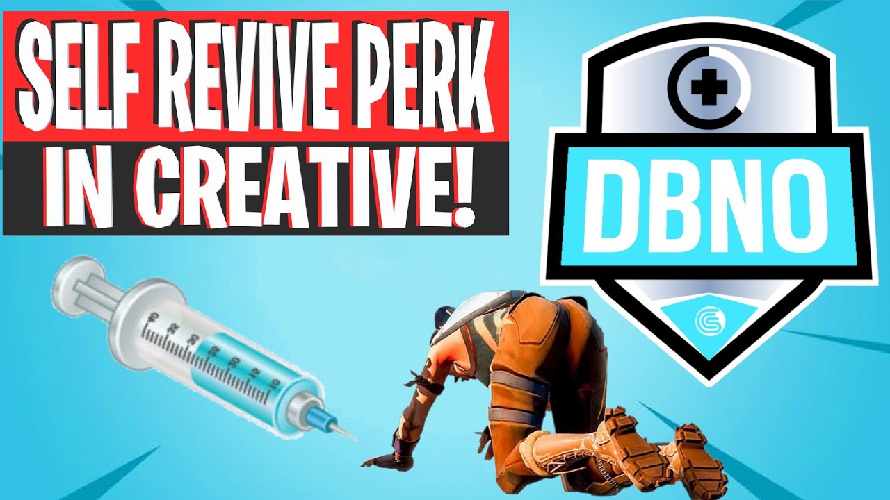 How To: SELF REVIVE PERK In Fortnite Creative! - YouTube