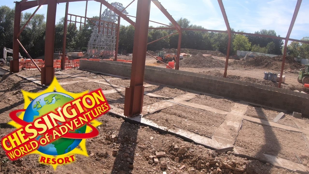 Chessington Project Amazon 2023 July update | Chessington Coaster 2023 ...