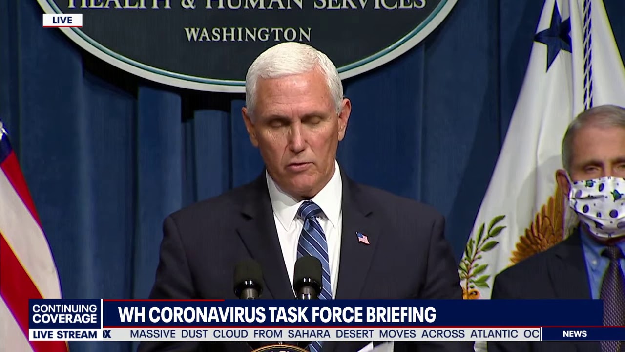 FULL BRIEFING: VP Pence & Coronavirus Task Force update amid SURGE ...