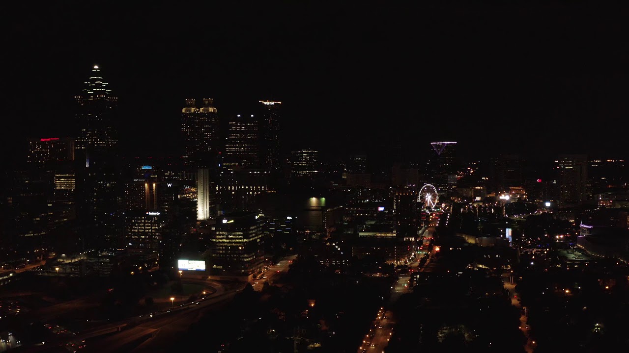 Drone Night Over Atlanta - Mavic 2 Pro Footage - YouTube