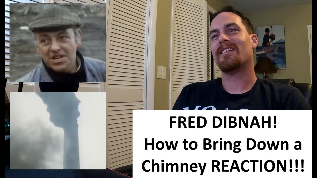 American Reacts | FRED DIBNAH | How To Bring Down A Chimney Stack ...