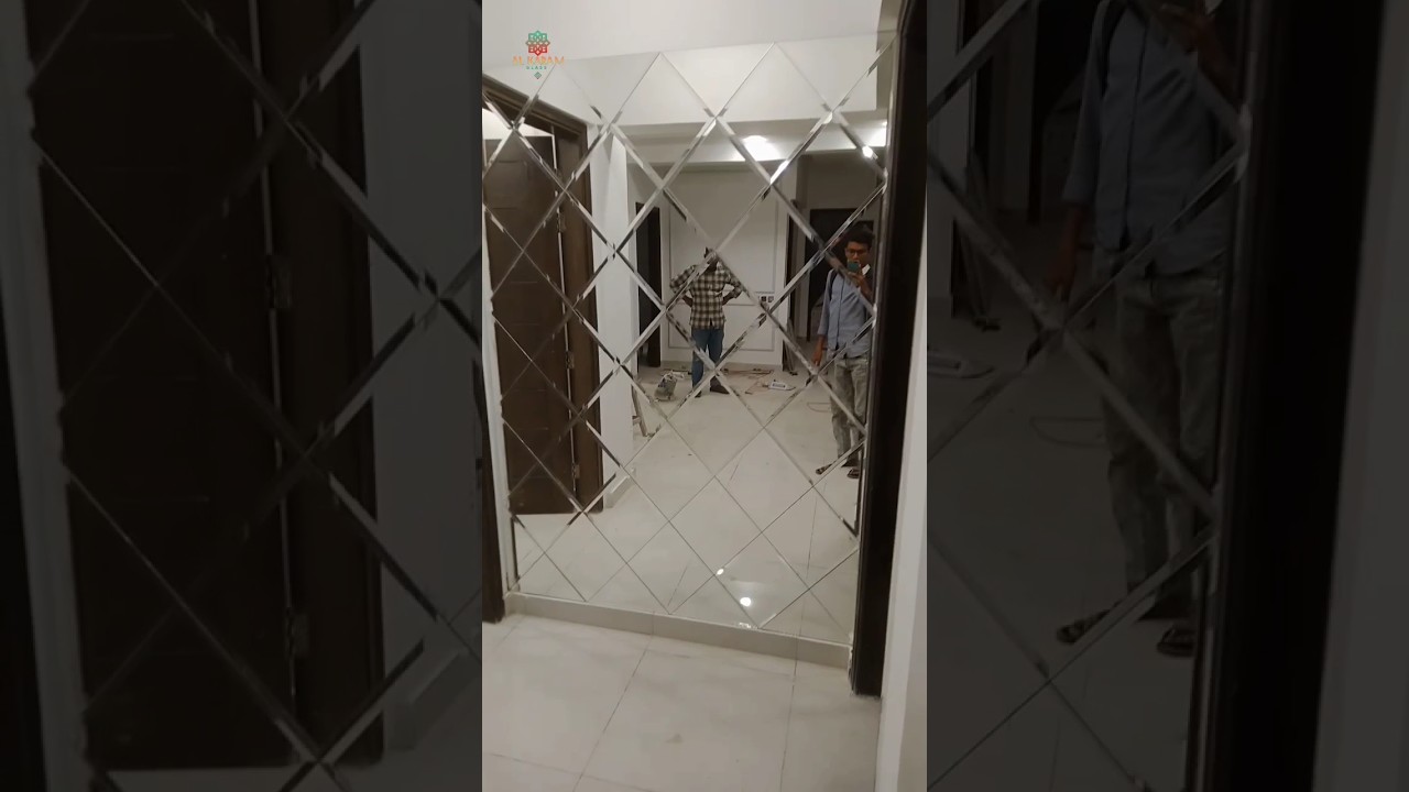 Decorative mirror tiles for wall decoration | baveled mirror | bavelled ...