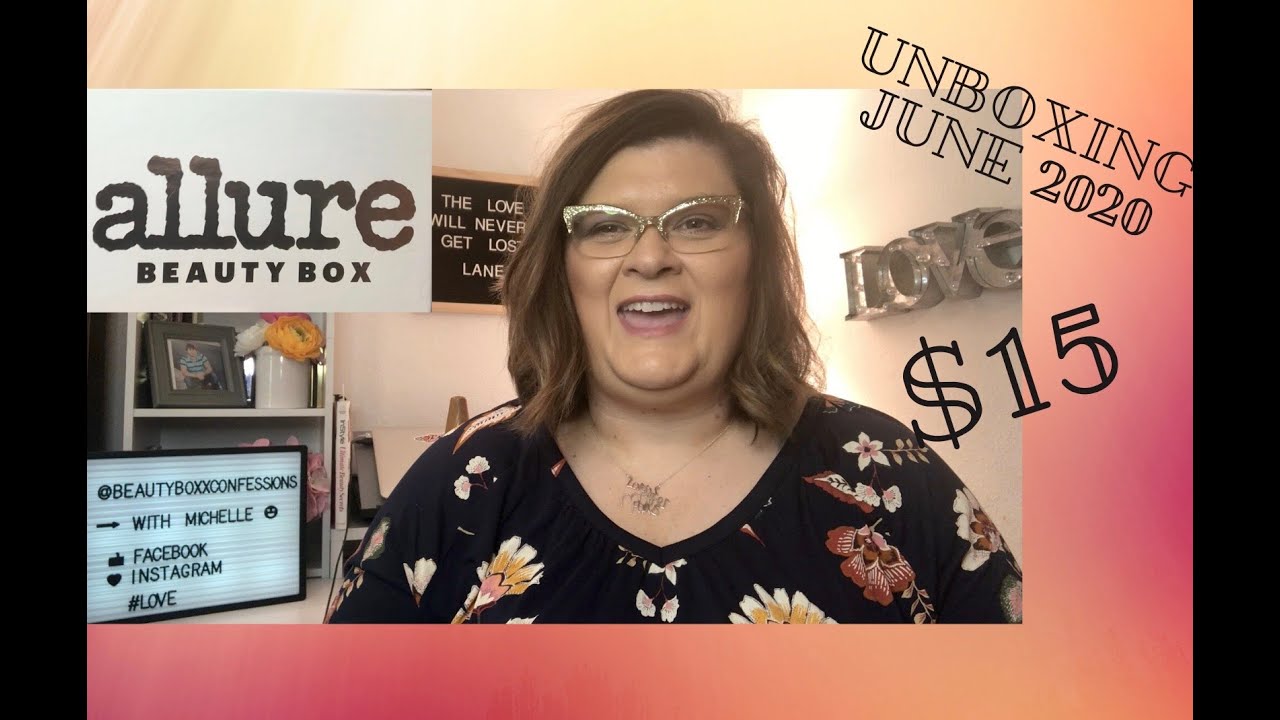 ALLURE BEAUTY BOX OF JUNE UNBOXING AND REVIEW!!! - YouTube