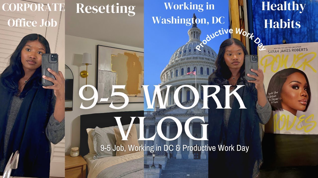Productive Work Day Vlog | Corporate Girl | Resetting Before My ...