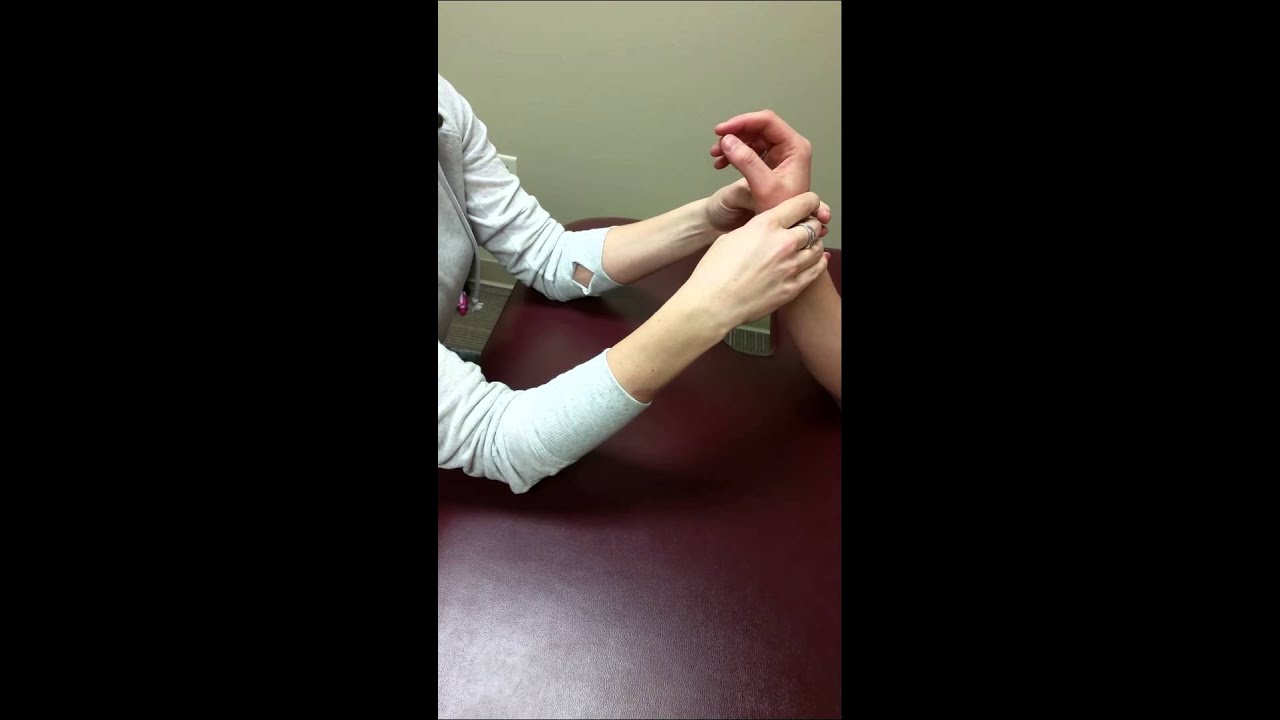 Watson's Scaphoid Test - YouTube