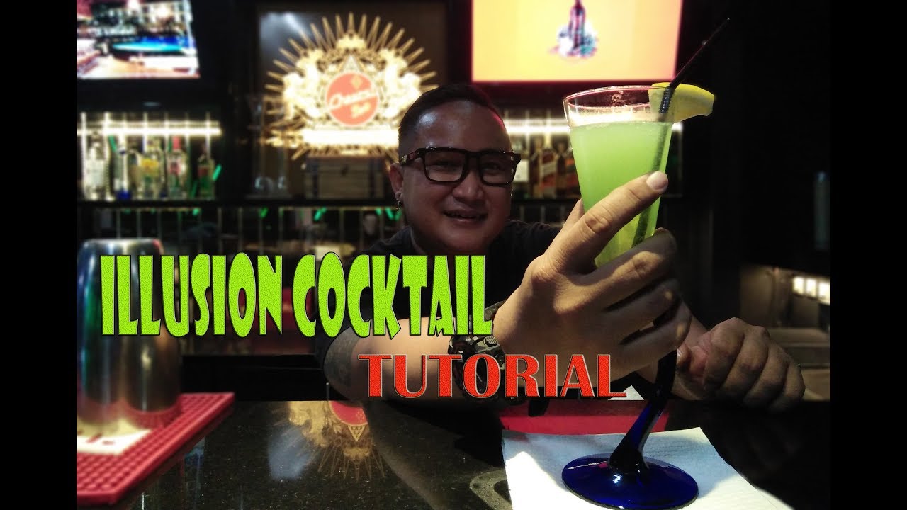 CARA MEMBUAT ILLUSION COCKTAIL | ILLUSION COCKTAIL TUTORIAL BY THEO PAW ...
