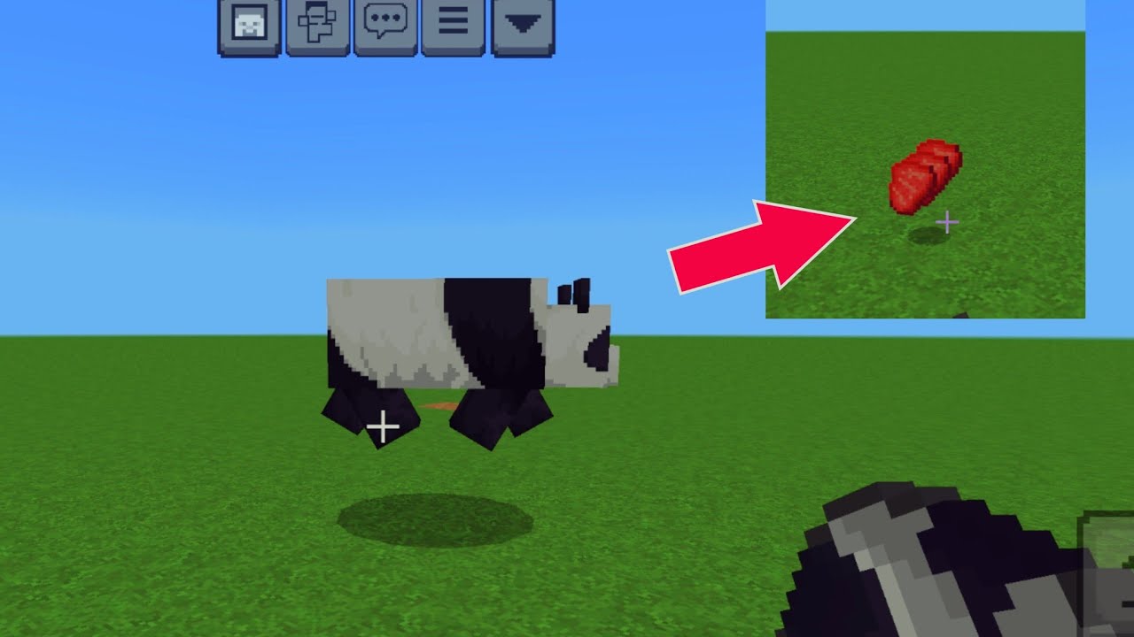Sekarang Ada Daging Panda di Minecraft PE ?! - YouTube