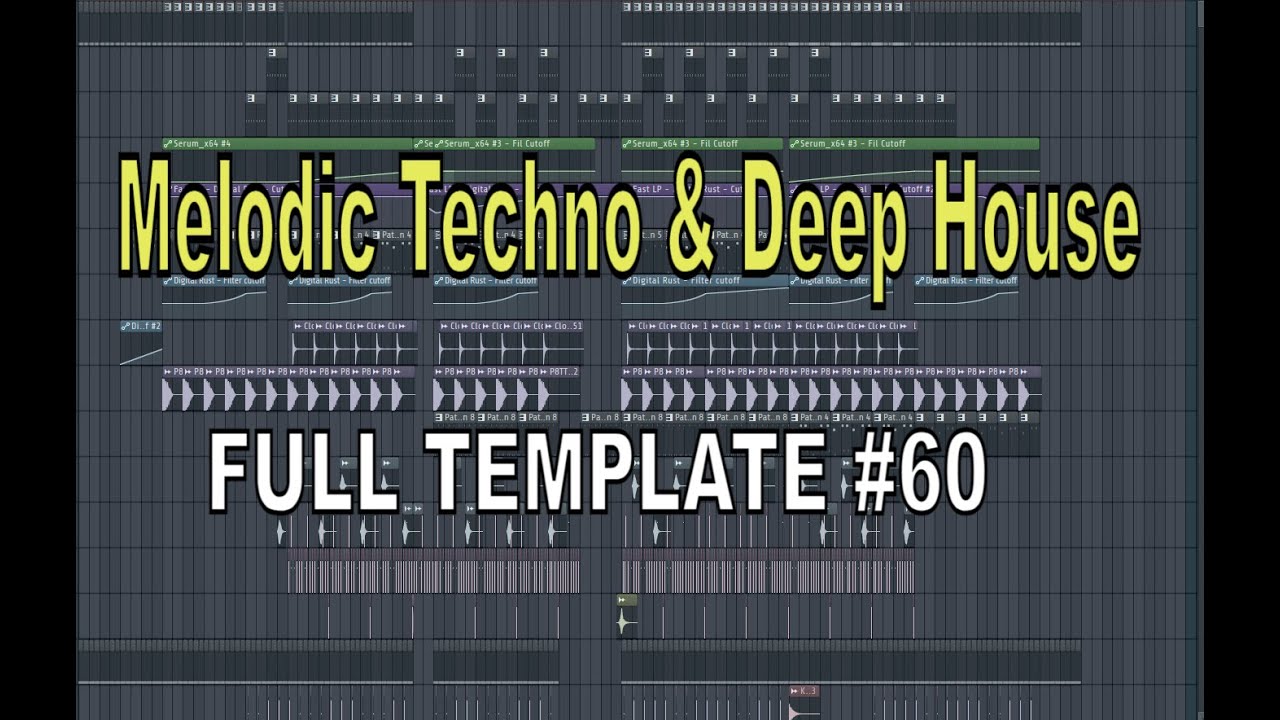 FREE [Melodic House & techno] Fl studio FUll Template #60 - YouTube