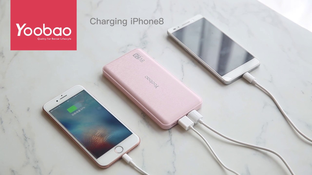 Yoobao 12000mAh Quick Charge Portable Charger - YouTube