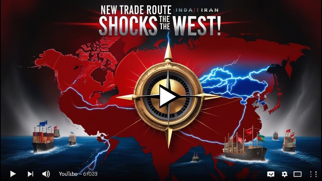 🚢🌍 Russia, India, & Iran's New Trade Route Shocks the West! 🌐🔥 - YouTube