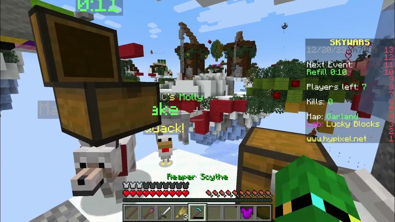 Lucky Block Skywars: Minecraft Java Hypixel - YouTube
