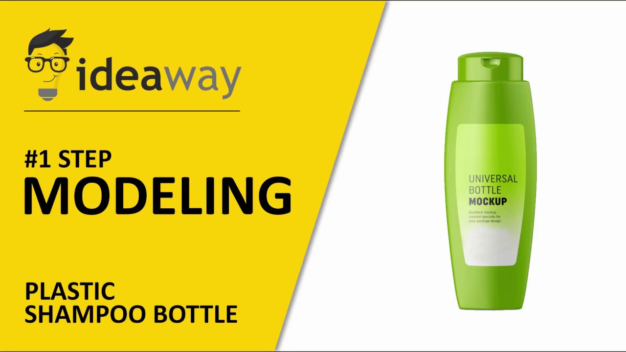 3DS max Modeling shampoo bottle - YouTube