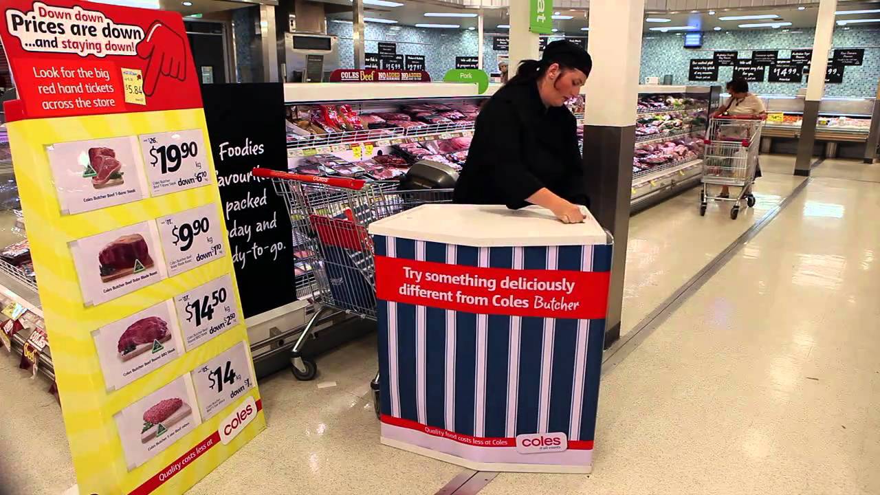 Coles Butcher Demonstration Training 2011 - YouTube