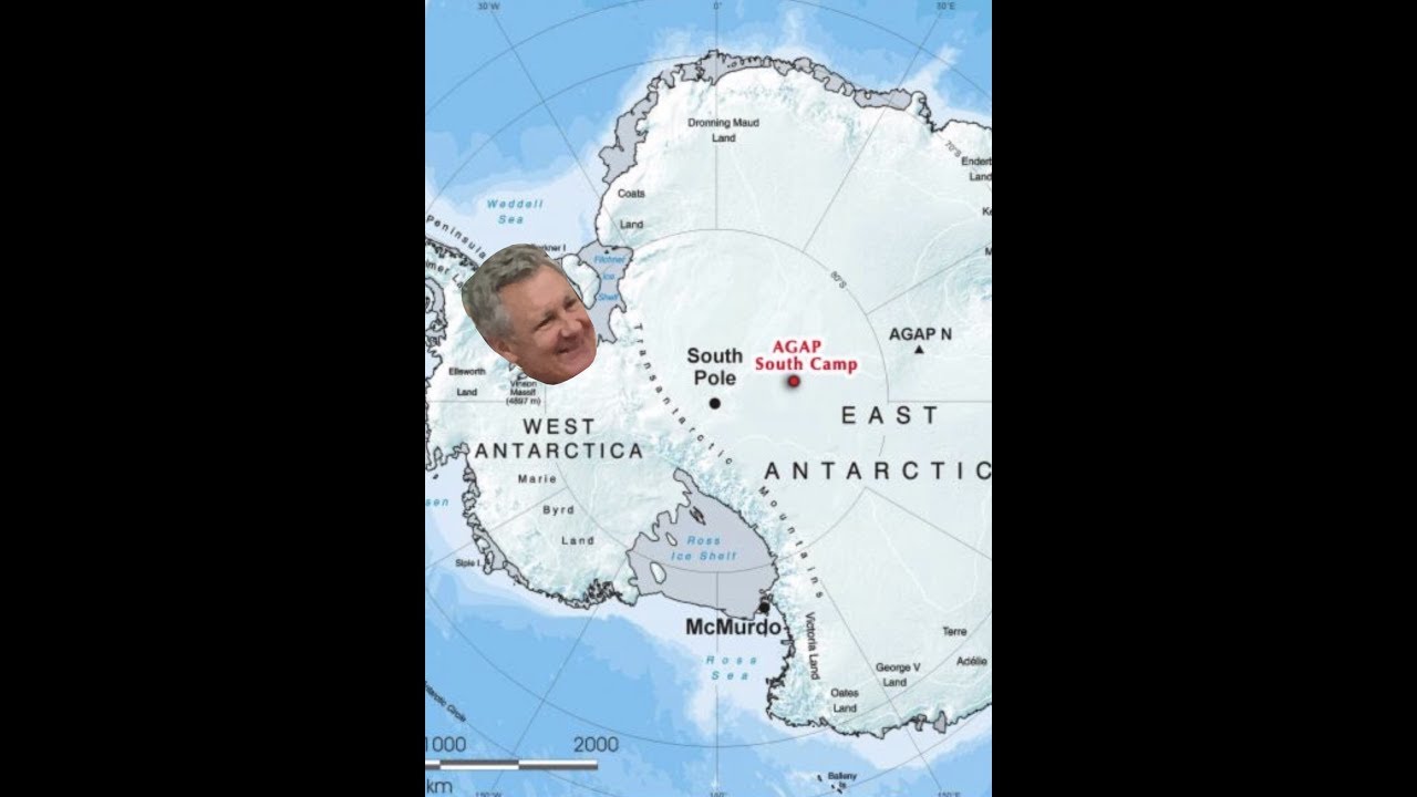 Ronne Ice Shelf Map