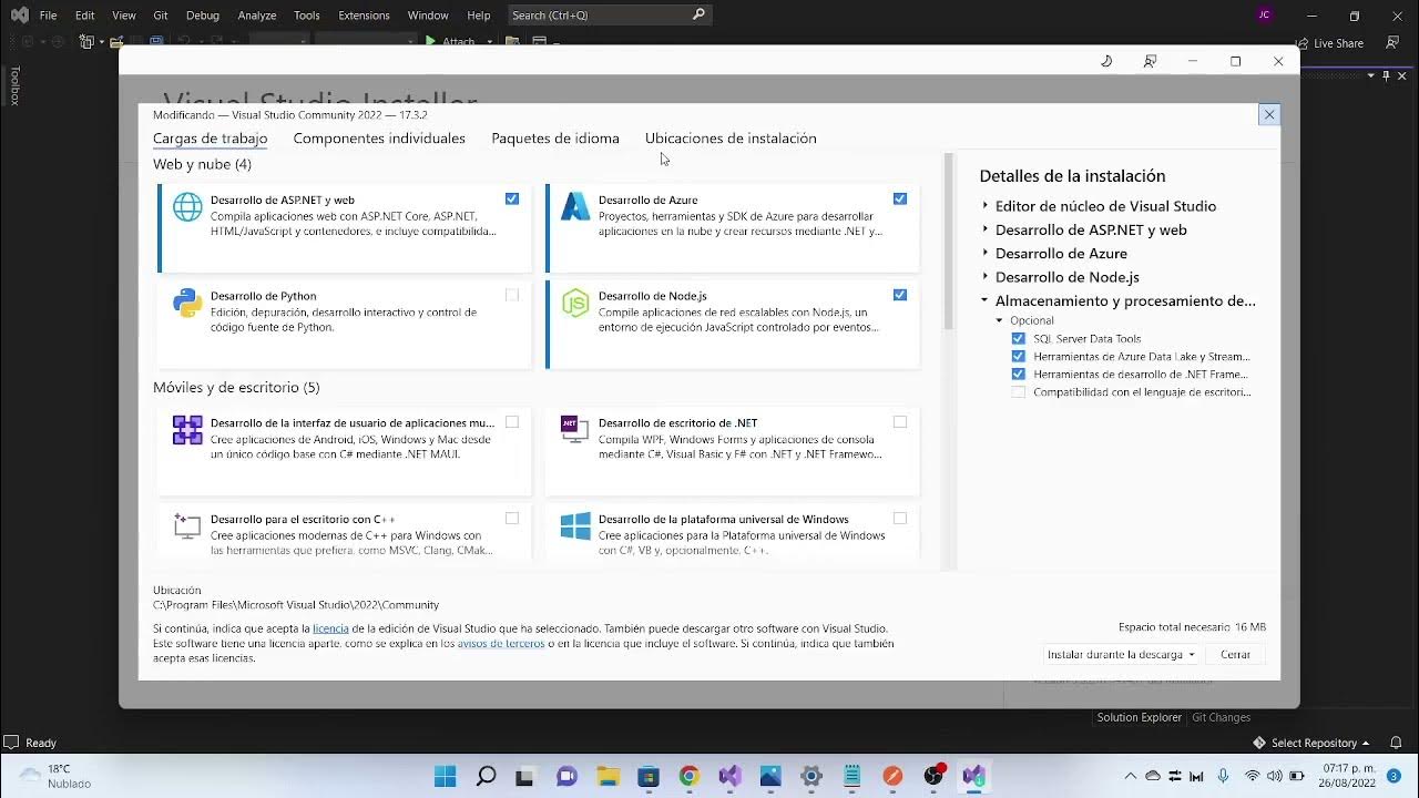 Como cambiar el idioma de Visual Studio - YouTube