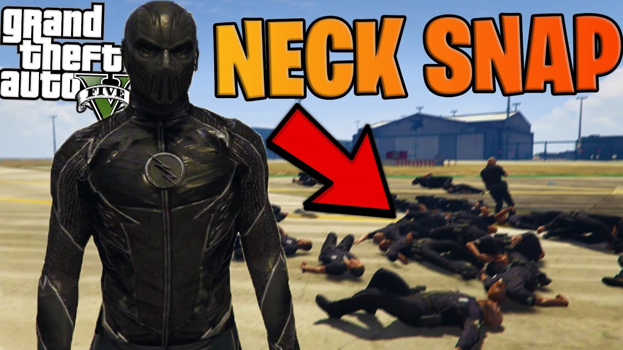 RECREATE ZOOM SLOW MOTION SCENE FROM THE FLASH! | gta 5 mods - YouTube