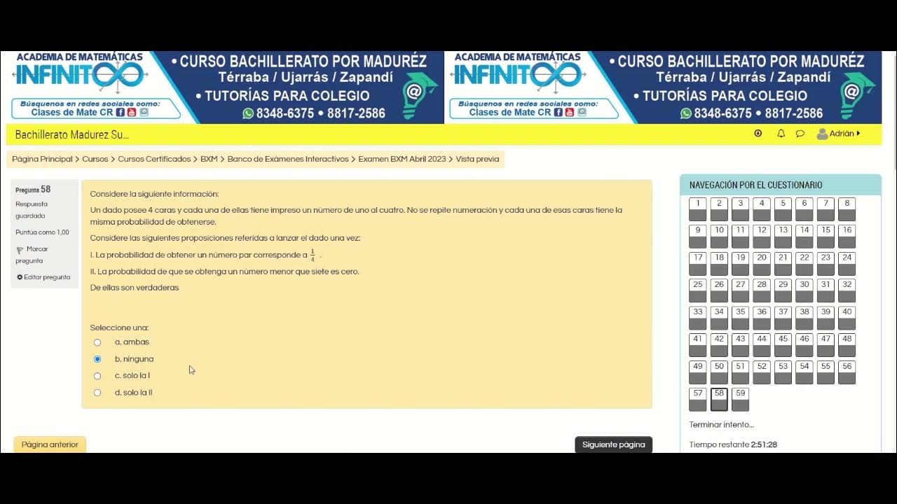Curso Intensivo Mate BXM Modalidad Plataforma. Precio único 10 mil colones. Info 8817-2586 - YouTube