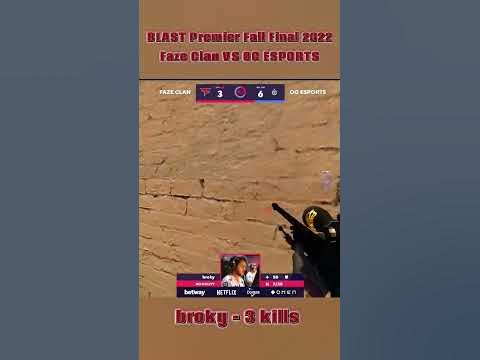 CS:GO FaZe vs OG BLAST Premier Fall Final 2022 | broky - 3 kills #csgo #shorts - YouTube