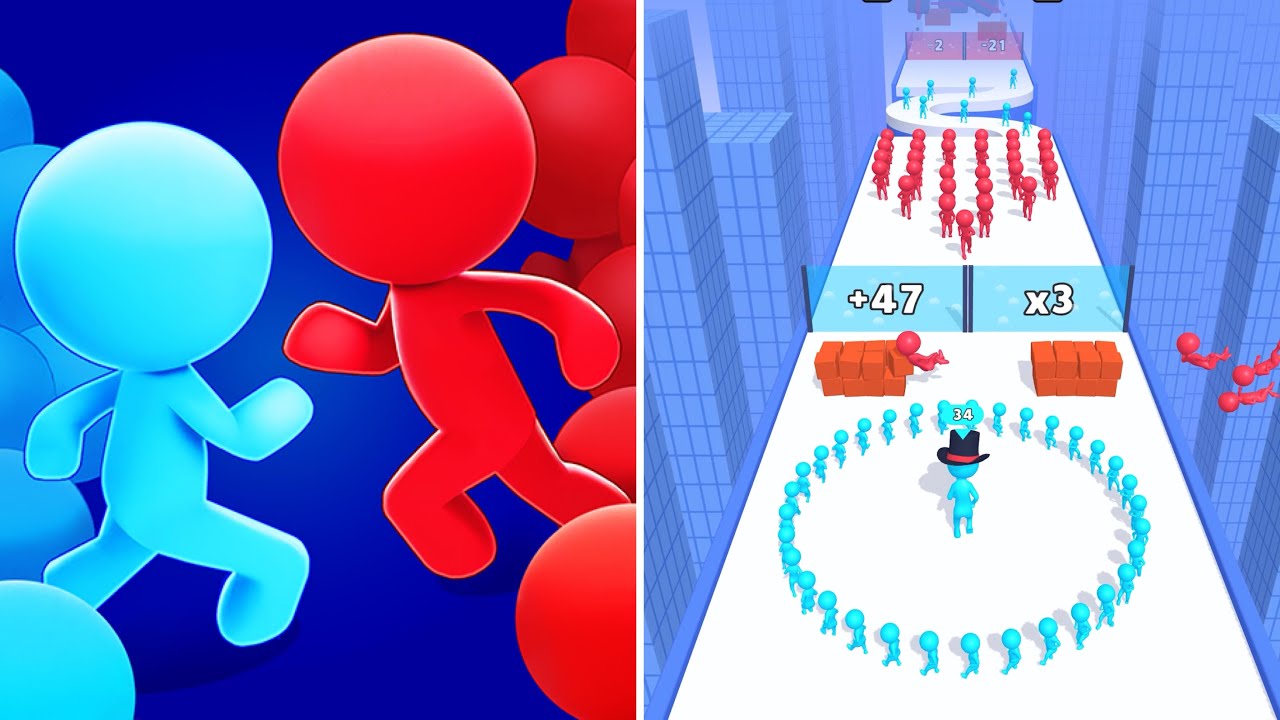 Count Stickman Vs Circle Run🔴🔴All New Update Max 2025 Gameplay X1Z ...