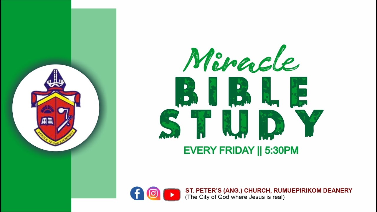 Friday Miracle Bible Study || 07-06-2024 - YouTube