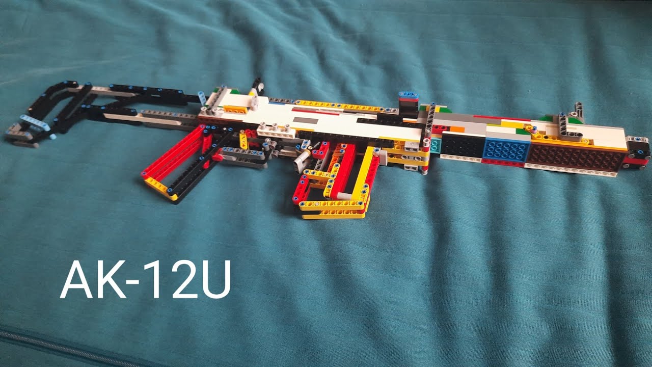 Lego AK-12U brickshooter - YouTube