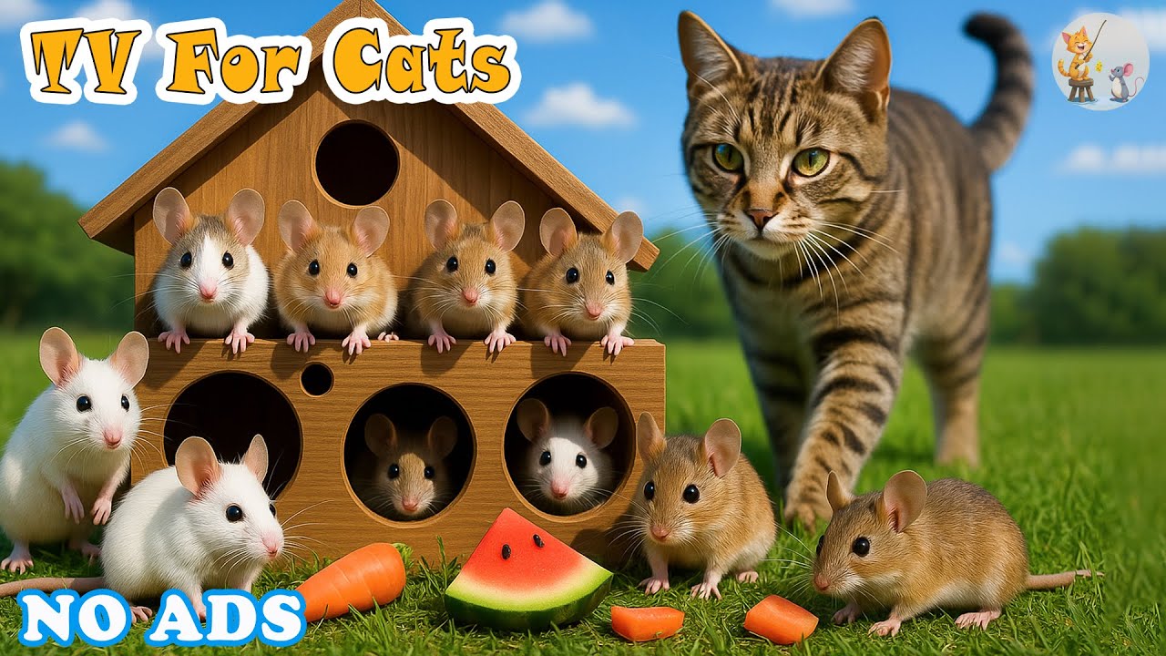 Cat TV: Mice Chase & Hide - Interactive Ultimate for Cat | Mouse Maze ...