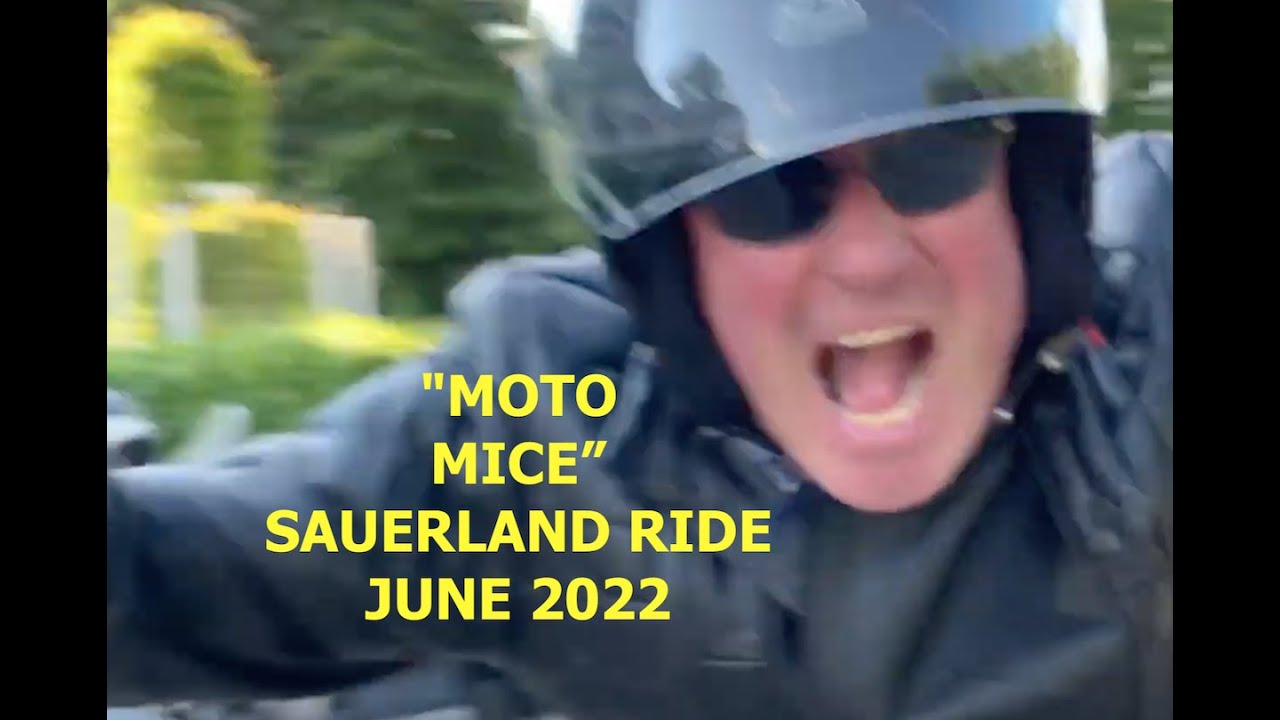 Sauerland MotorMuizen /Moto-Mice Trip June 2022 - YouTube