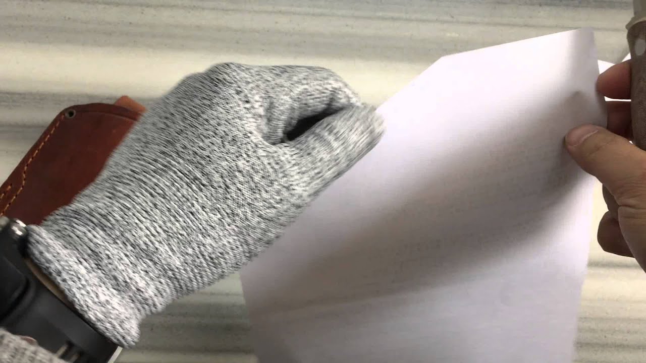 PSRK bushcraft fixed blade knife - paper cutting test - YouTube