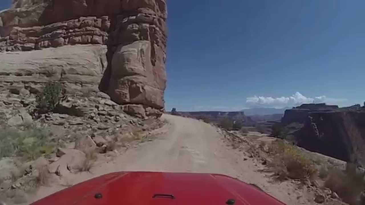 Shafer Trail Switchbacks - Moab, Utah - September, 2014 - YouTube