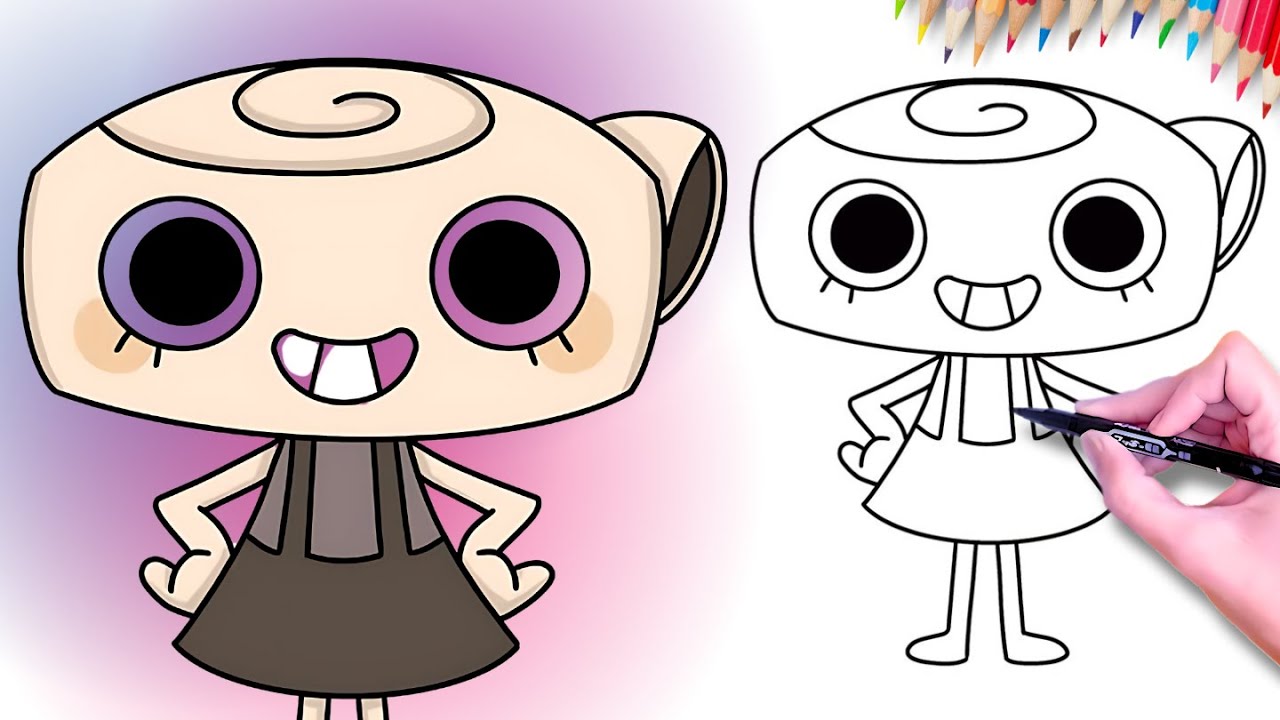 💗 Como desenhar Shelly de Dandy's World - MUNDO DE DANDY - YouTube