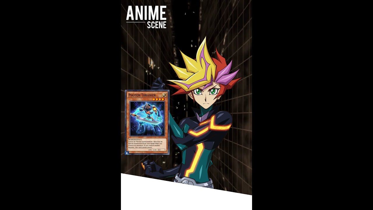 Yugioh Duel Links - Anime Scene: Playmaker summon Photon Thrasher - YouTube