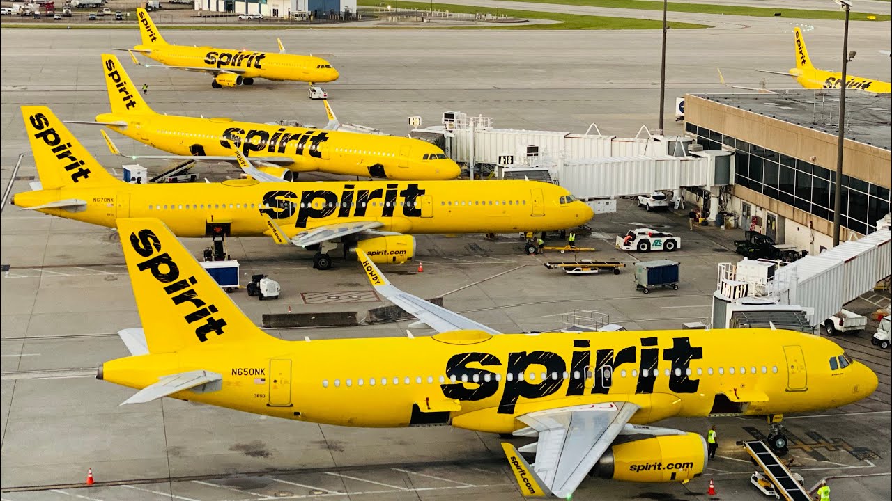 Houston to Baltimore Spirit Airlines Suva Yatra - YouTube