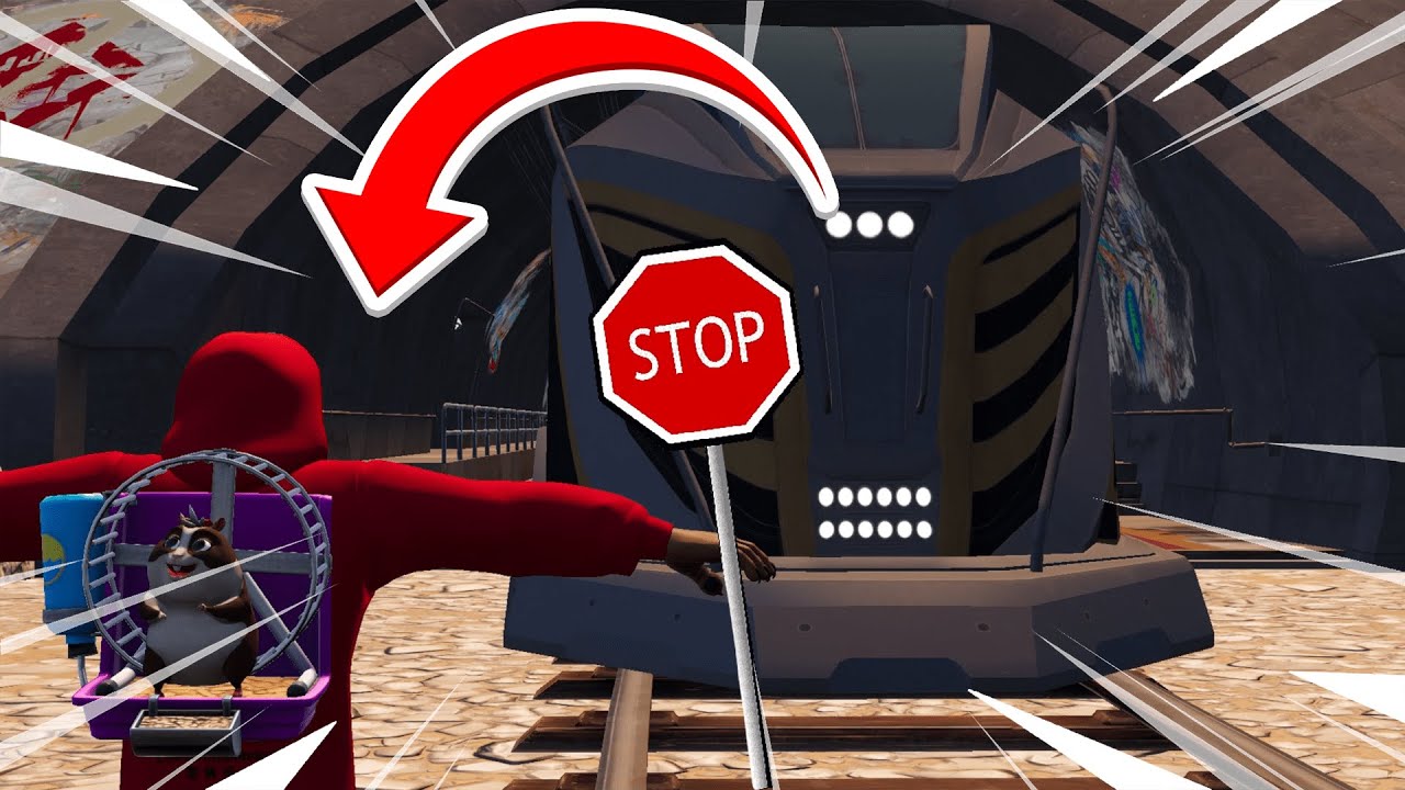 can you STOP the train in Fortnite? - YouTube