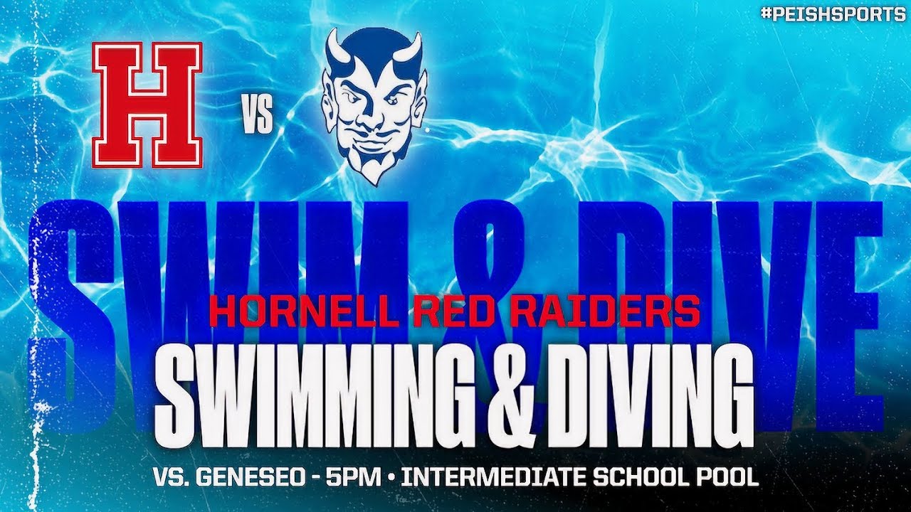 Hornell Red Raiders vs. Geneseo Blue Devils Boy's Swimming & Diving ...