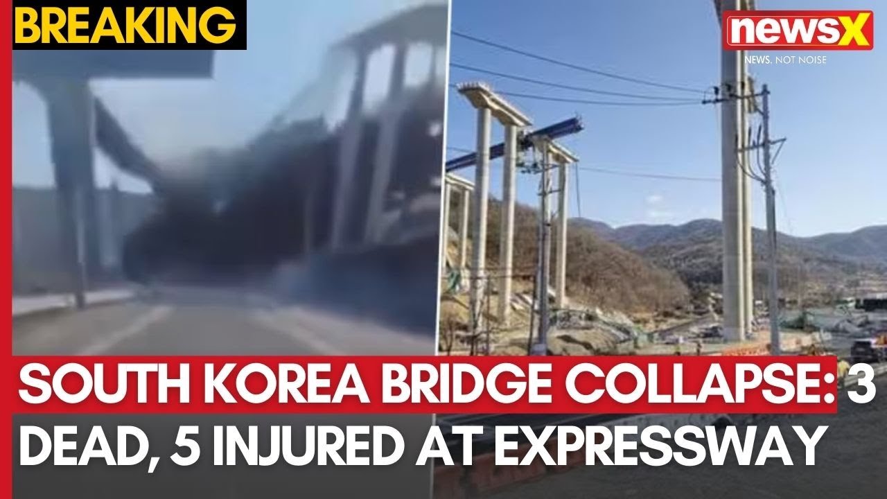 South Korea Bridge Collapse: 3 Dead, 5 Injured at Expressway ...