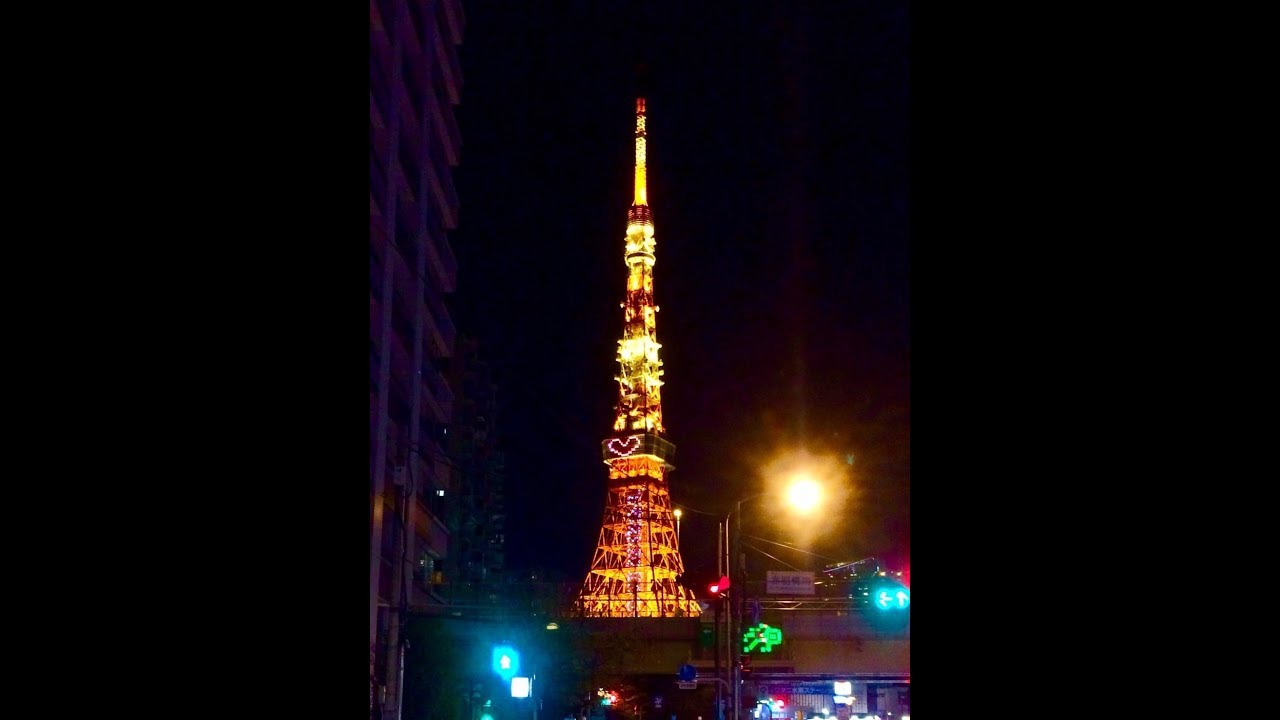 TOKYO TOWER Winter Fantasy ~Orange Illumination~ - YouTube