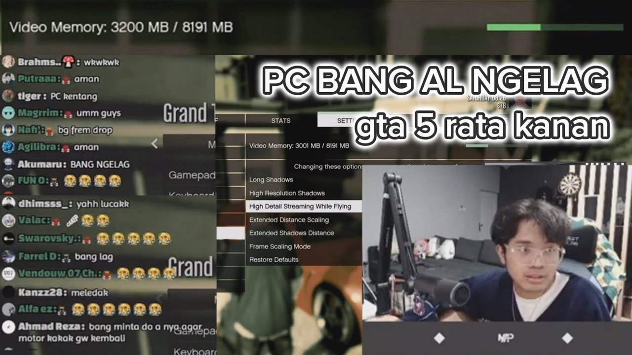 momen pc bang al ngelag gara gara gta 5 rata kanan | naplive clip - YouTube