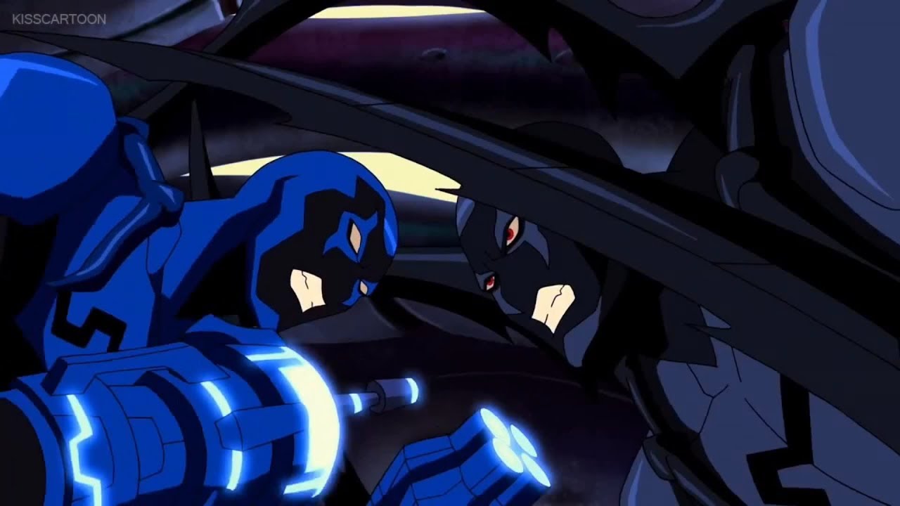 Young Justice Blue Beetle Vs Black Beetle