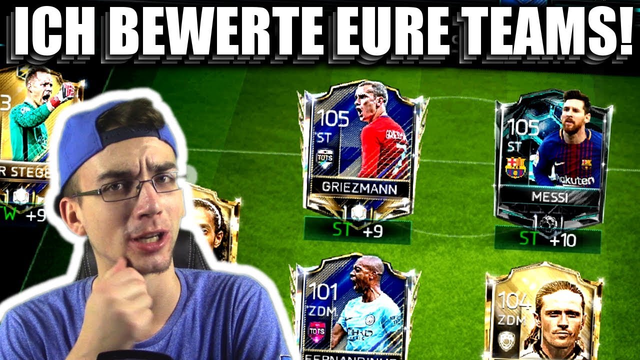 DAS TEAM IST FAKE?! 😱🔥 FIFA 18 MOBILE: ICH bewerte eure TEAMS! - YouTube