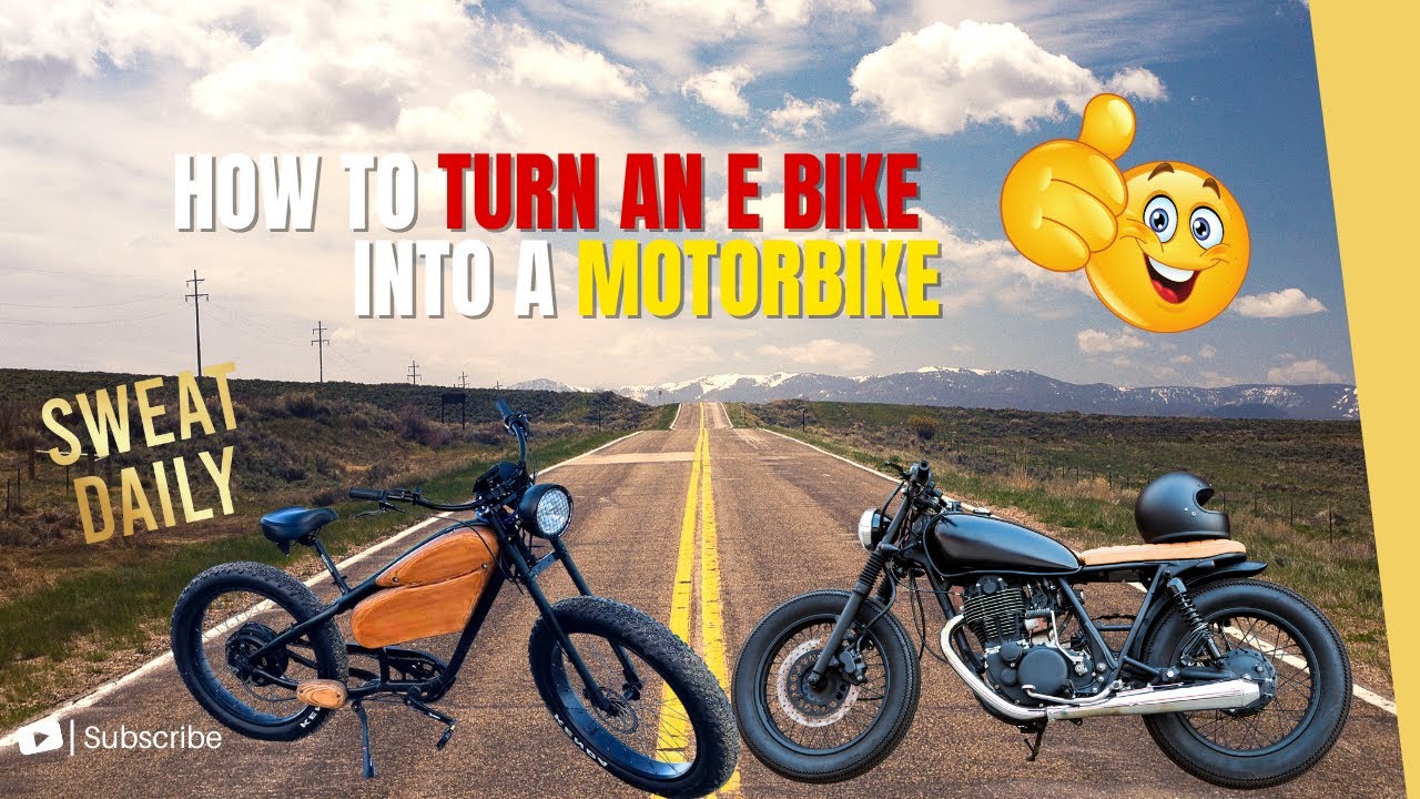 How to turn an E Bike into a Motorbike - YouTube